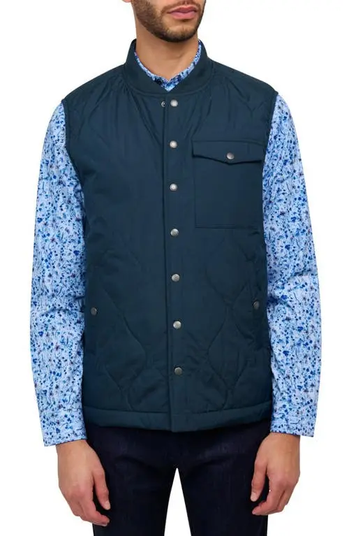 BROOKLYN BRIGADE Quilted Puffer Vest - Navy