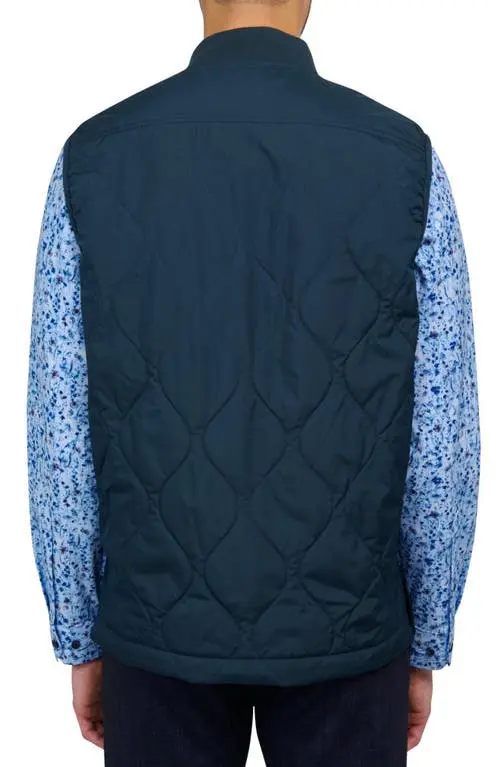 BROOKLYN BRIGADE Quilted Puffer Vest - Navy