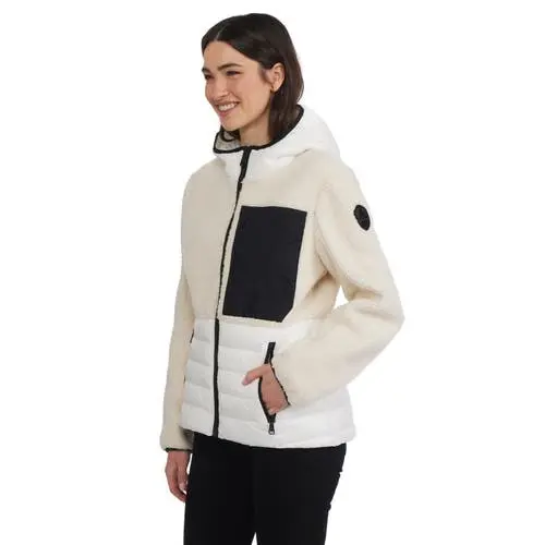 Pajar Fawn Lightweight Mixed Media Jacket With Hood
