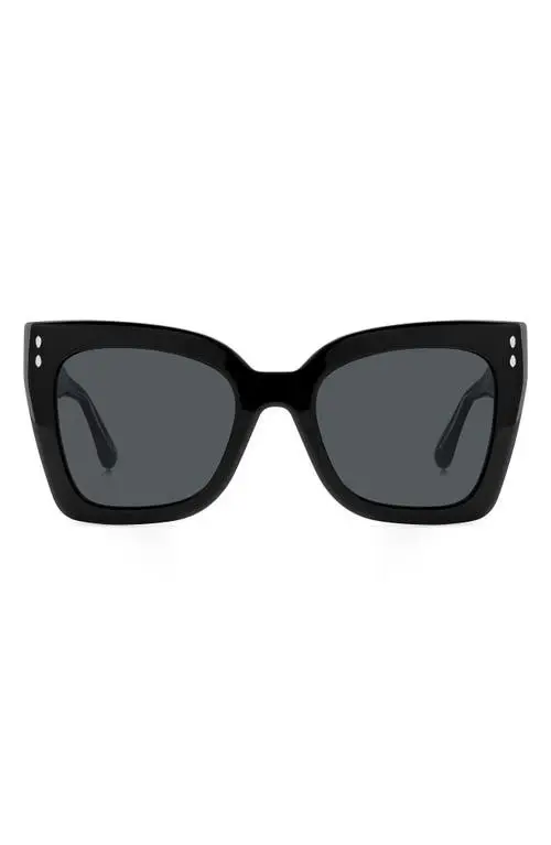 Isabel Marant 53mm Butterfly Sunglasses - Black/ Grey