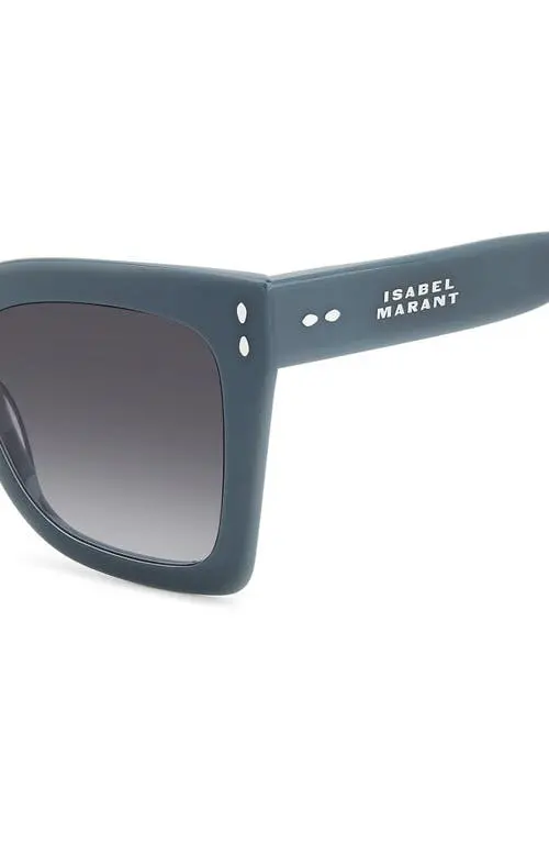 Isabel Marant 53mm Butterfly Sunglasses - Grey/ Grey Azure
