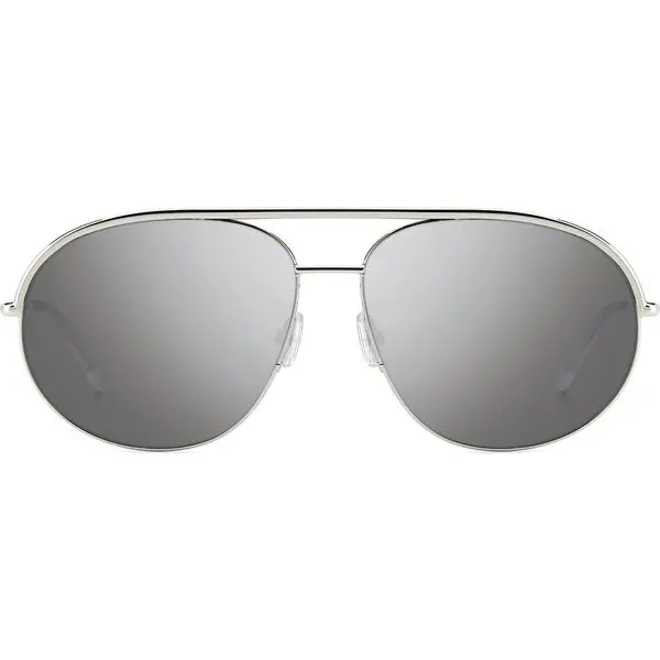 Isabel Marant 62mm Oversize Navigator Sunglasses - Palladium/ Silver Sp