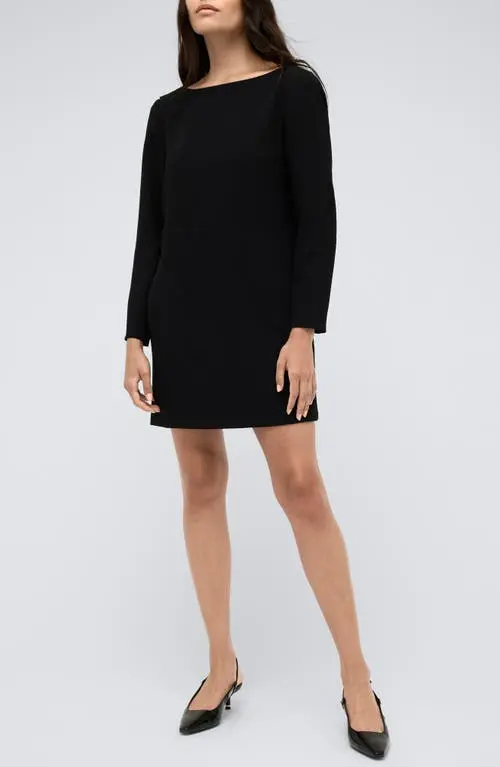 open back shift dress Kenneth Cole Women's Draped Open-Back Shift Dress