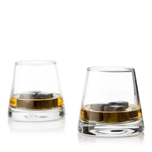 VISKI Glacier Rocks 8-piece Soapstone Cube And Tumbler Set