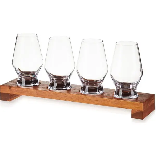 VISKI Crystal Spirit Flight Set Set Of 5 - Clear