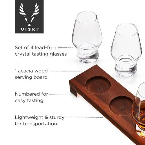 VISKI Crystal Spirit Flight Set Set Of 5