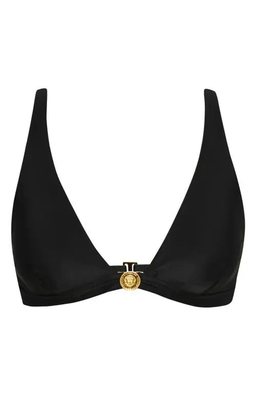 L'AGENCE Lexie Solids Bikini Top - Black