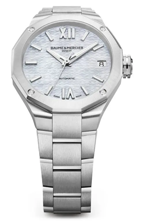 Baume & Mercier Riviera Diamond Automatic Bracelet Watch