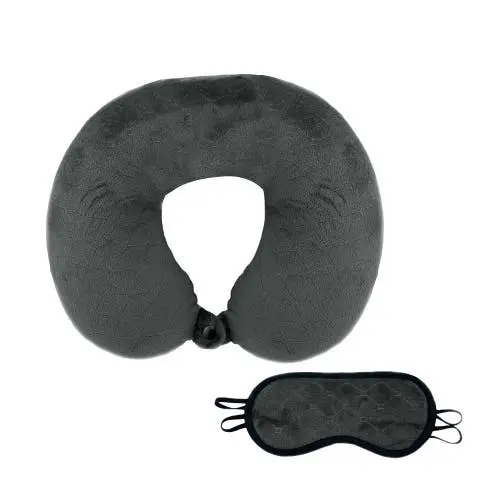PURSONIC 3 Memory Foam Pillows With Sleep Masks By - Multicolor