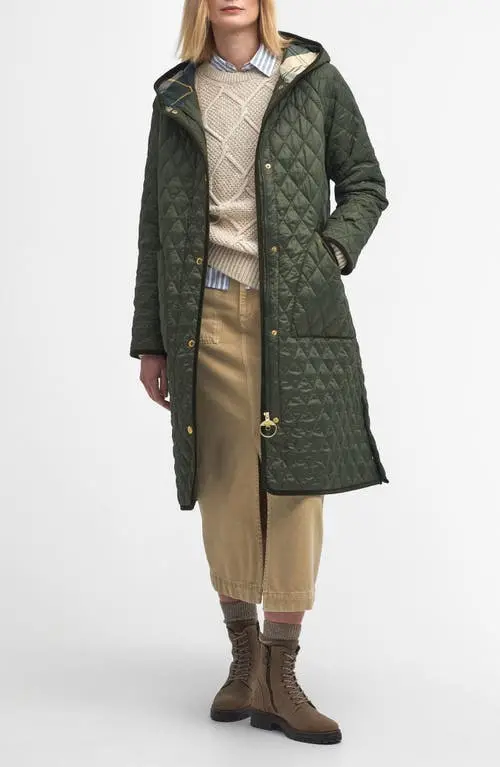 Barbour Harmby Hooded Quilted Coat
