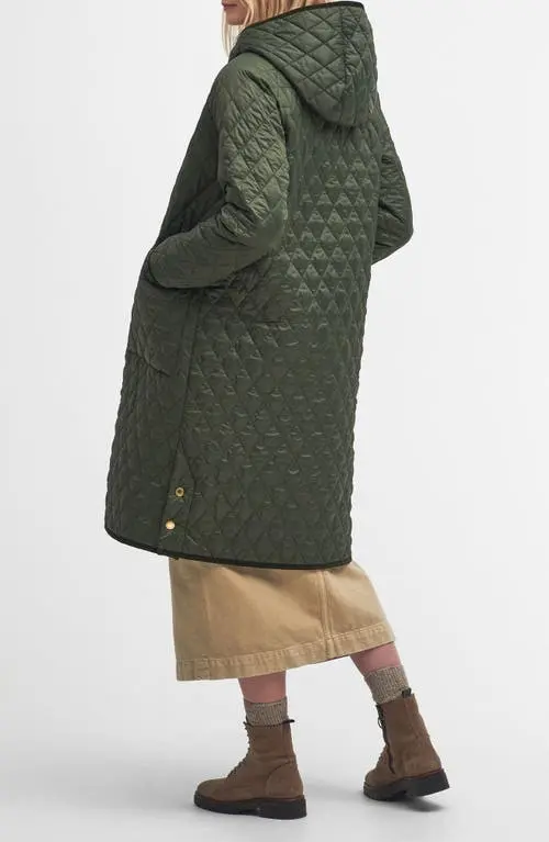 Barbour Harmby Hooded Quilted Coat