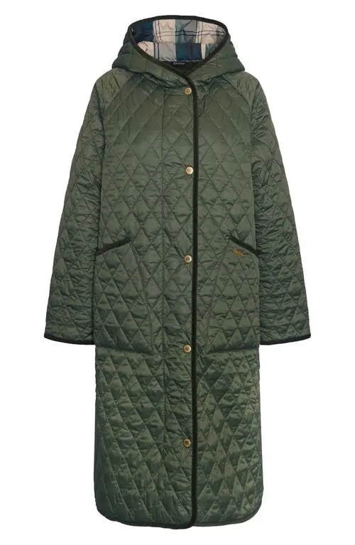 Barbour Harmby Hooded Quilted Coat