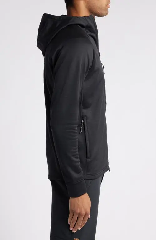Fjallraven Abisko Grid Fleece Hoodie - Black
