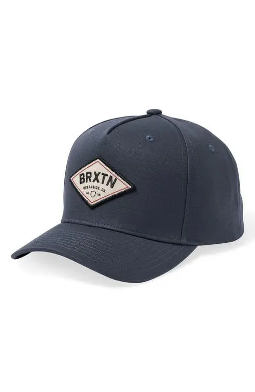 Brixton Tremont Cotton Baseball Cap - Washed Navy