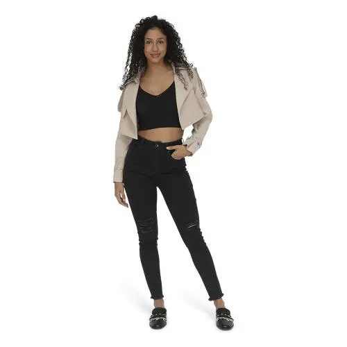 BELLE & BLOOM Manhattan Cropped Trench