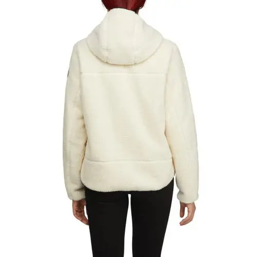 Pajar Blakely Boyfriend Fit Shearling Jacket With Fixed Hood