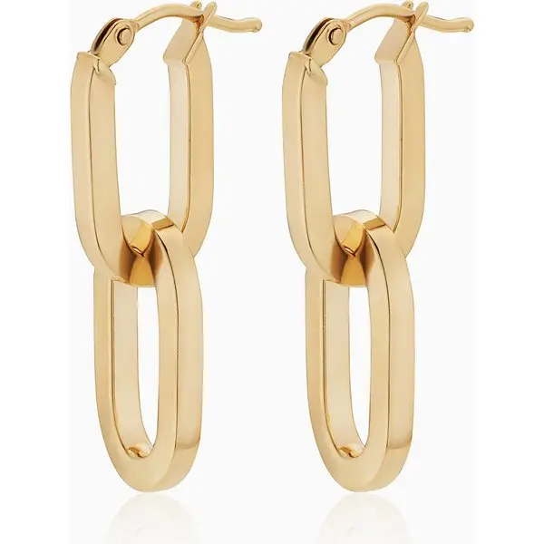 ORADINA 14k Gold Shift Drop Earrings - Yellow Gold