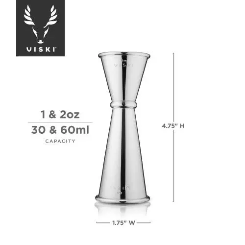 VISKI Large Japanese Style Jigger