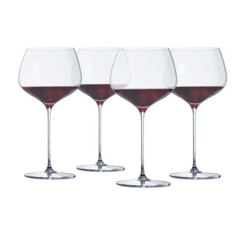 SPIEGELAU Willsberger Burgundy Wine Glass Set Of 4 - Clear