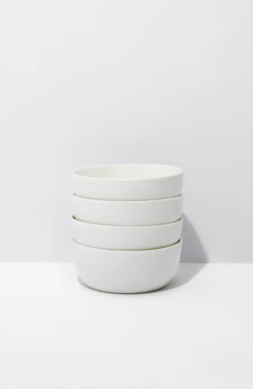 FORS STUDIO Medium Bowlset Of 4 - White