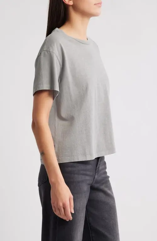 SLVRLAKE Square Cotton T-shirt - Pebble Grey