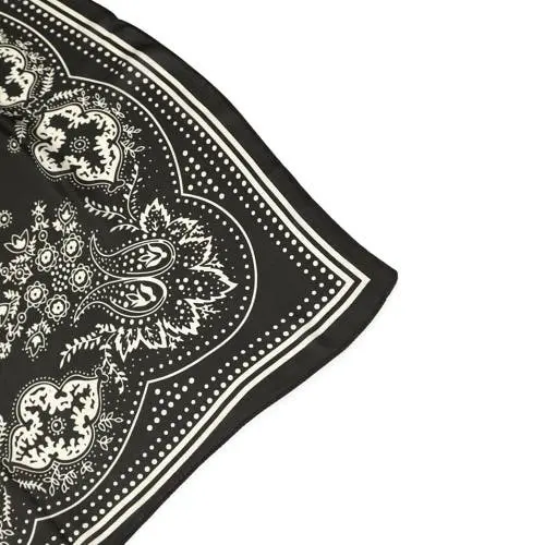 BELLE & BLOOM Love Not War Fashion Scarf - Black