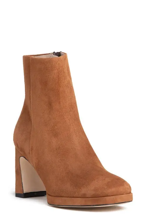 BEAUTIISOLES Scottie Platform Bootie - Cognac