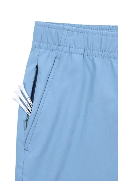CON.STRUCT Regular Fit Solid Drawstring Recycled Performance Golf Pants - Lt Blue