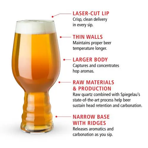 SPIEGELAU Craft Ipa Beer Glass Set Of 2