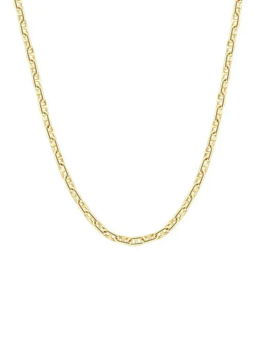 BLISS DIAMOND 14k Gold Marine Chain Necklace - 14k Yellow Gold