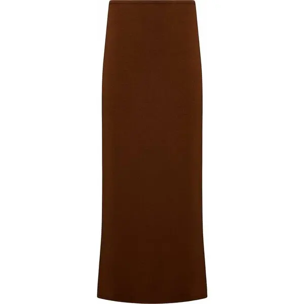 WeWoreWhat Pull On Midi Skirt - Saddle