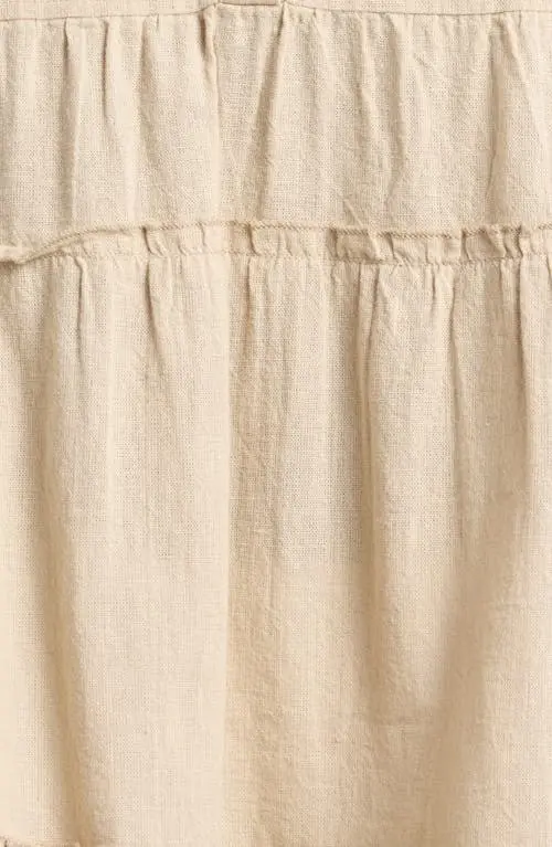 Elan Tiered Cotton-blend Dress - Sand