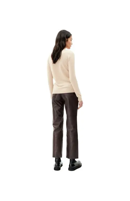 Gobi Cashmere V-neck Sweater - Beige