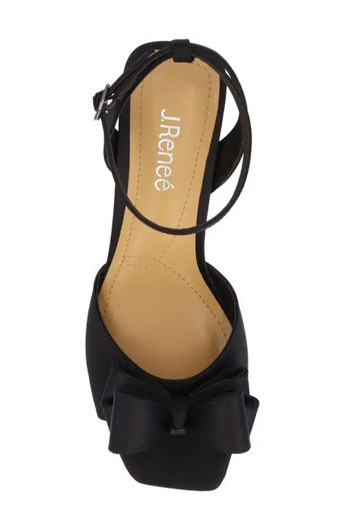 J. Reneé Novela Ankle Strap Sandal - Black
