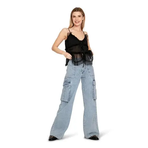 BELLE & BLOOM Southern Nights Cargo Jeans