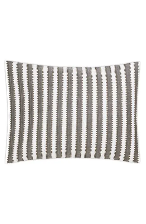 MATOUK Apollo Stripe Matelassé Pillow Sham - Comet