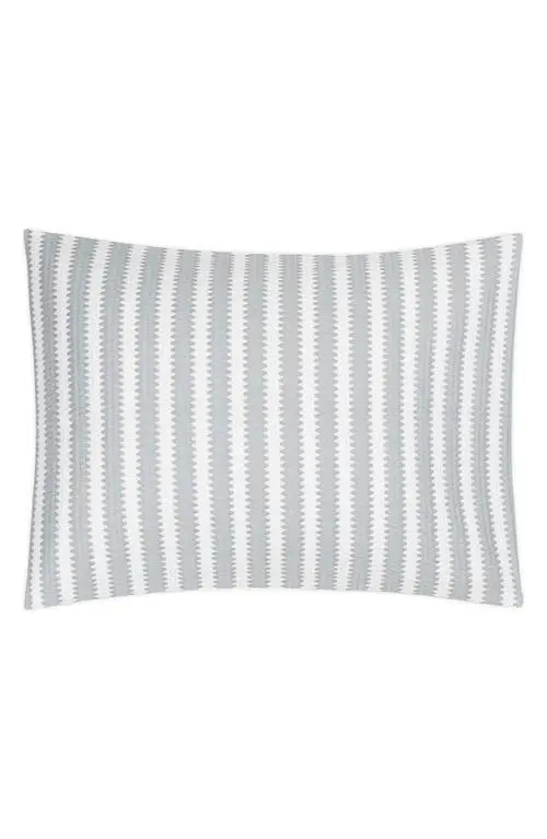 MATOUK Apollo Stripe Matelassé Pillow Sham - Dove