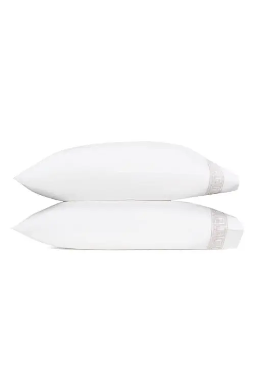 MATOUK Ophelia Set Of 2 Pillowcases - Dune