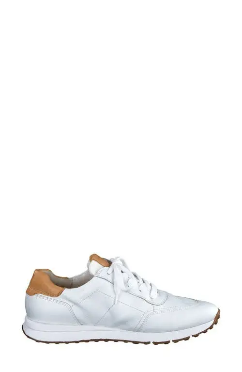 Paul Green Avery Leather Sneakers - White Simba Combo