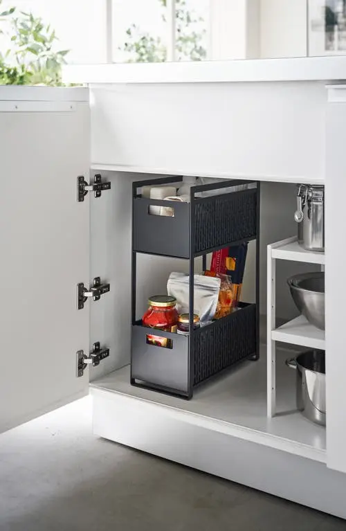 YAMAZAKI Two-tier Cabinet Storage Basket