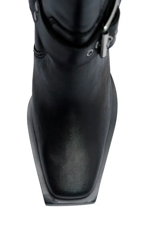 KENNETH COLE Emmett Knee High Boot - Black Leather