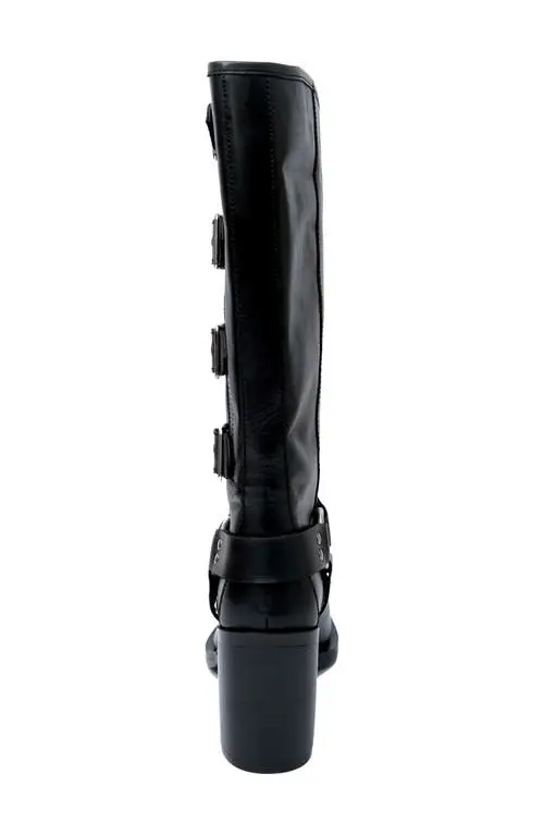 KENNETH COLE Emmett Knee High Boot - Black Leather
