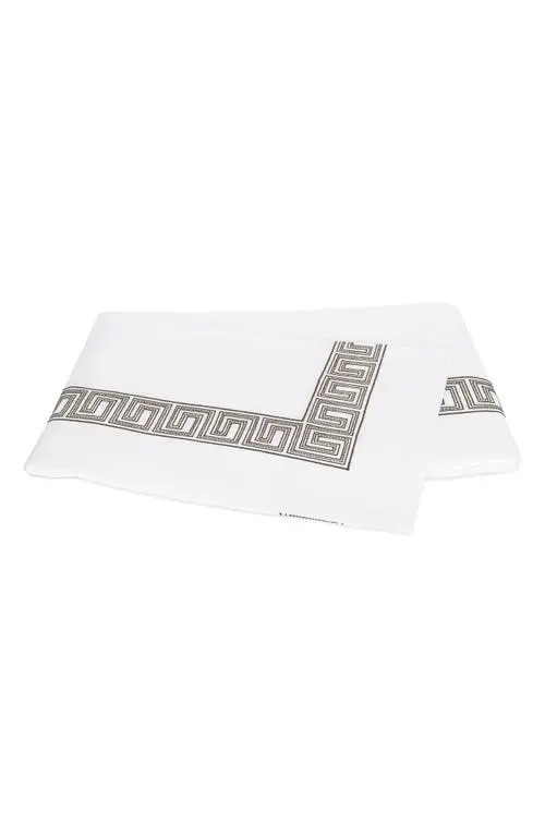 MATOUK Ophelia 520 Thread Count Flat Sheet - Mocha