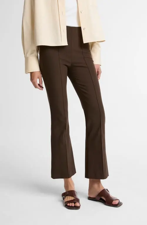 Vince Niki Mid-rise Cropped Flare Pants - Willow