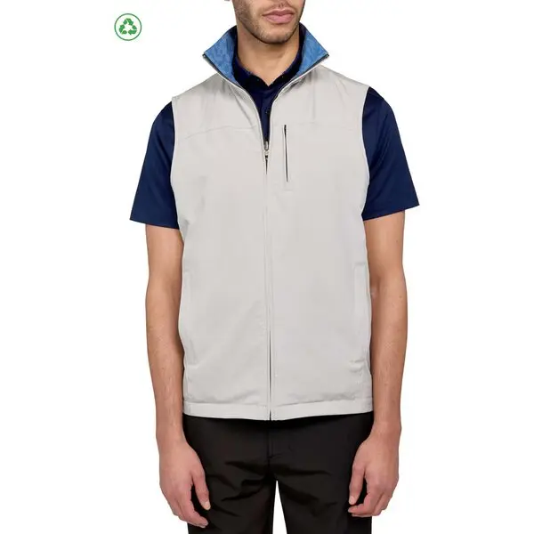 CON.STRUCT Camo Print Performance Reversible Vest - Tan