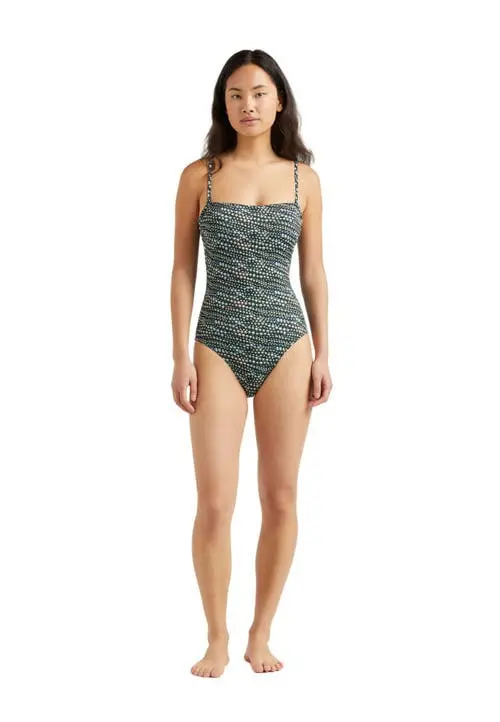 Vilebrequin Pearl Jersey Bustier One-piece Swimsuit - Noir