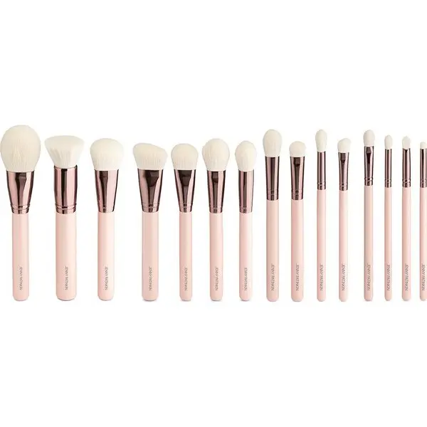 JENNY PATINKIN 15-piece About Face Makeup Brush Set - Pink