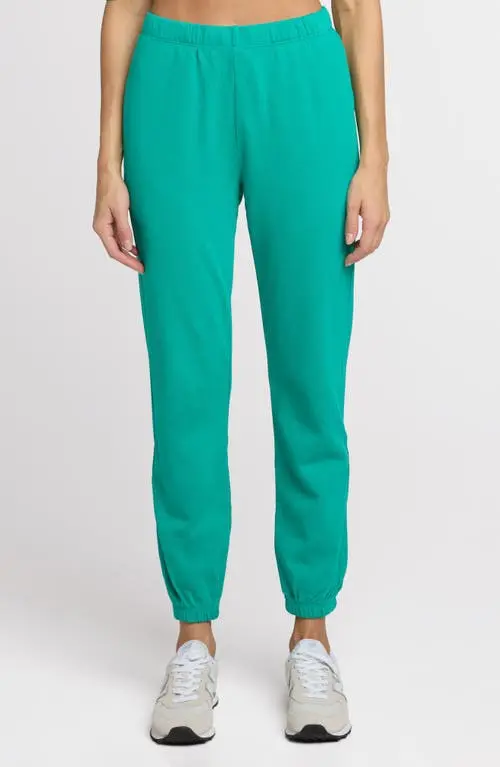 THE STANDARD STITCH Relaxed Fit French Terry Sweatpants - Peacock