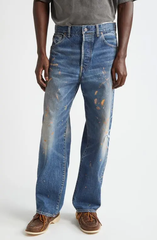 Buy Visvim Social Sculpture 01 Wide Leg Jeans - Damaged At 65% Off