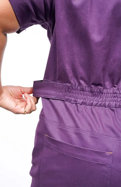 WILDFANG The Essential High Waisted Coverall - Plum